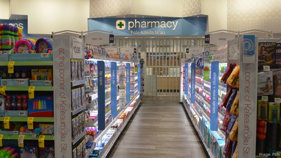 Walgreens Honolulu Flagship pharmacy aisle