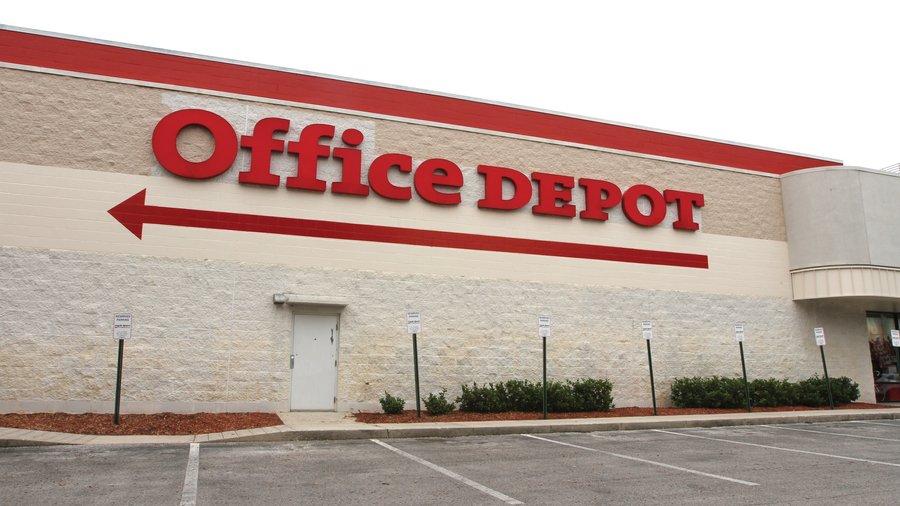 Dark boxes Office Deport, Staples provide a beacon of hope in a tight ...