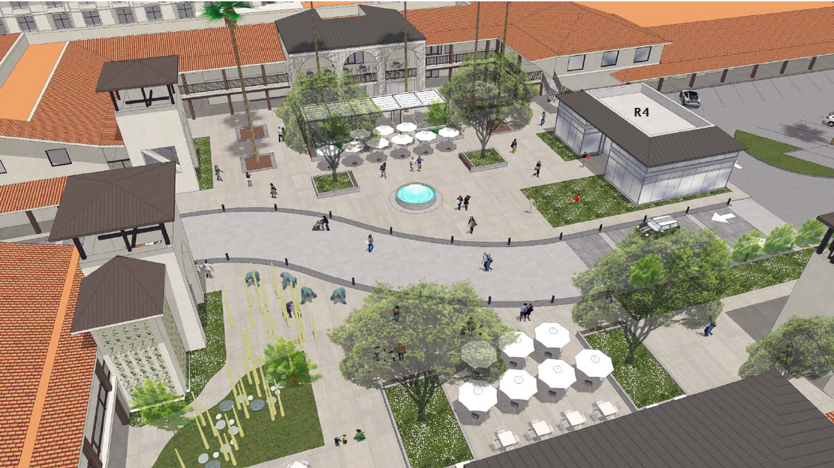 The Pruneyard in Campbell: Ellis Parnters' concept for reviving the ...