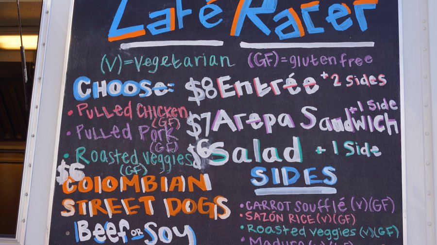cafe racer menu board