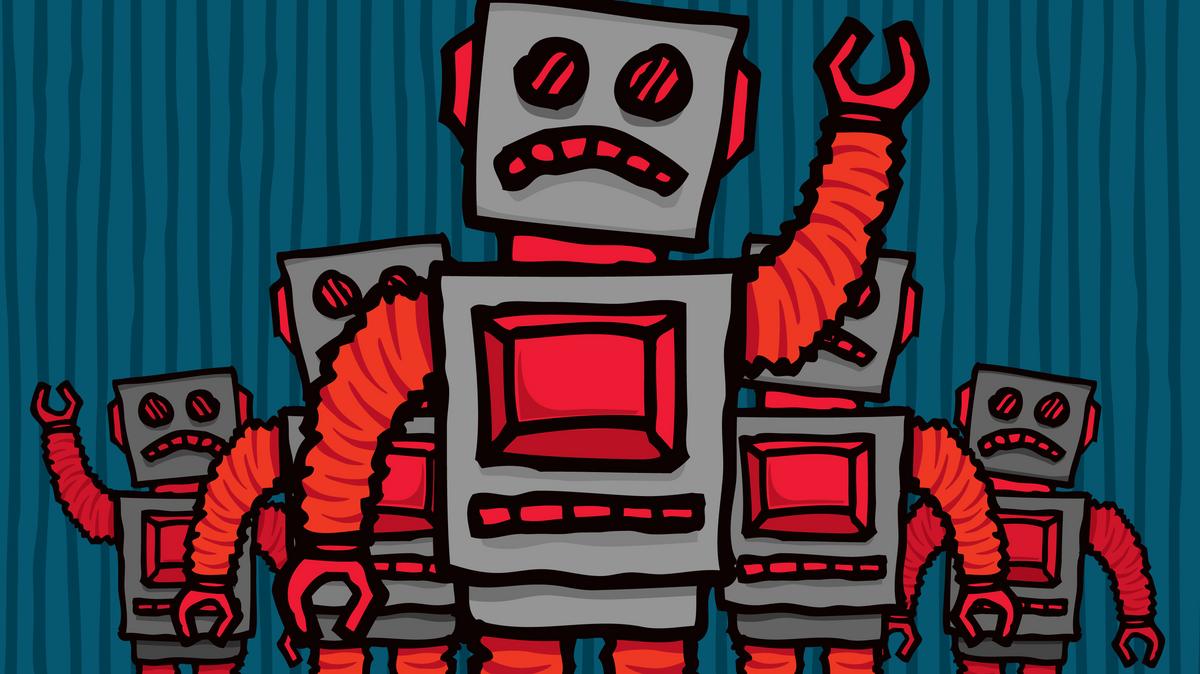 How ‘Stop the Robots’ protest used fear to advertise a dating app - The ...