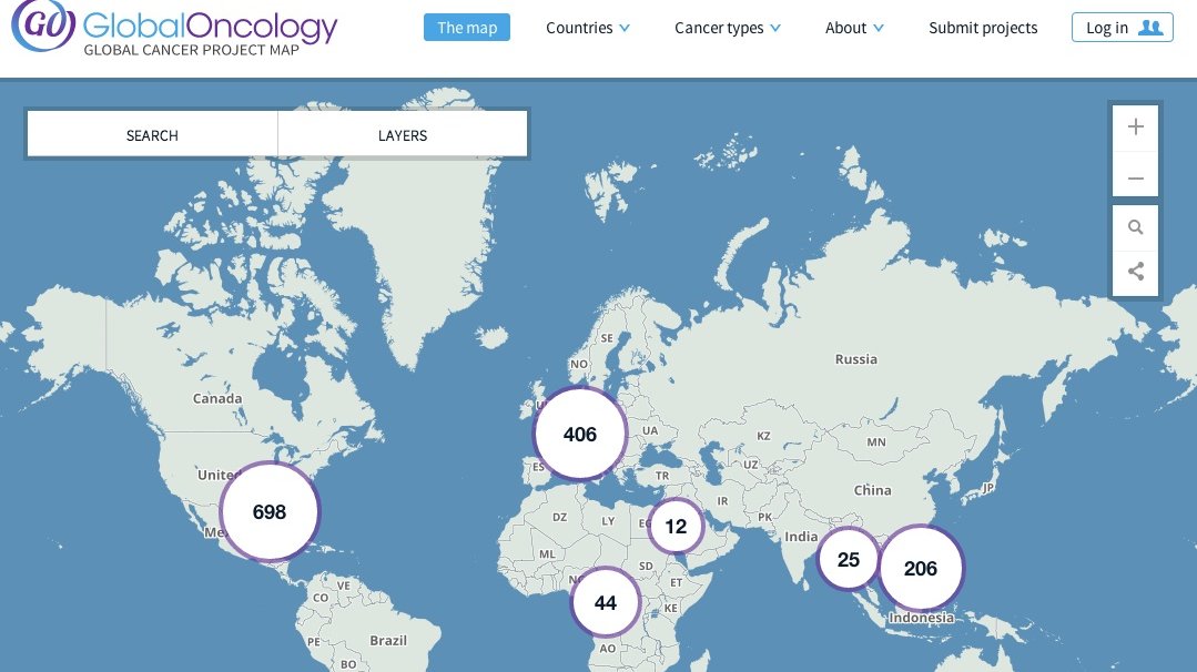 'Cancer map' looks for global matches for research, care - San ...