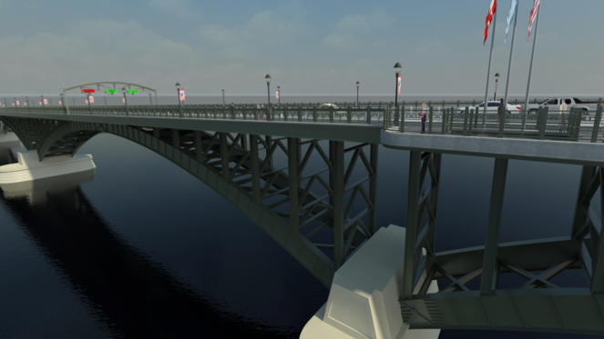 $80M Peace Bridge work to feature new deck, wider lane - Buffalo ...