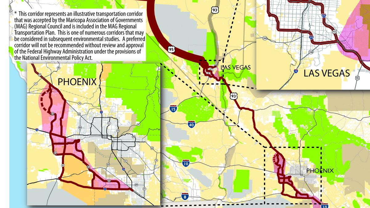 Interstate 11 plan draws concerns - Phoenix Business Journal