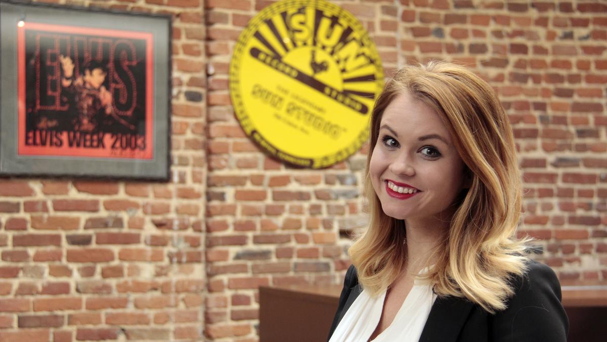 Caroline Stanfield, PR specialist with the Memphis Convention Visitors ...