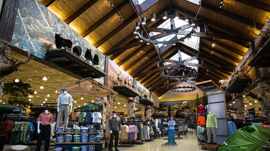 Cabela's (NYSE: CAB) gives an inside tour of its new Garner, North ...