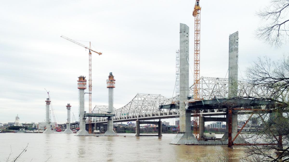 What can slow the Ohio River Bridges Project? Flooding and the Derby ...