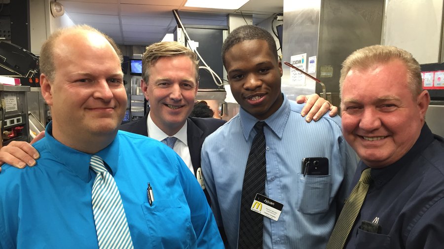 Florida's largest McDonald's franchisee Blake Casper reacts to $1 pay ...