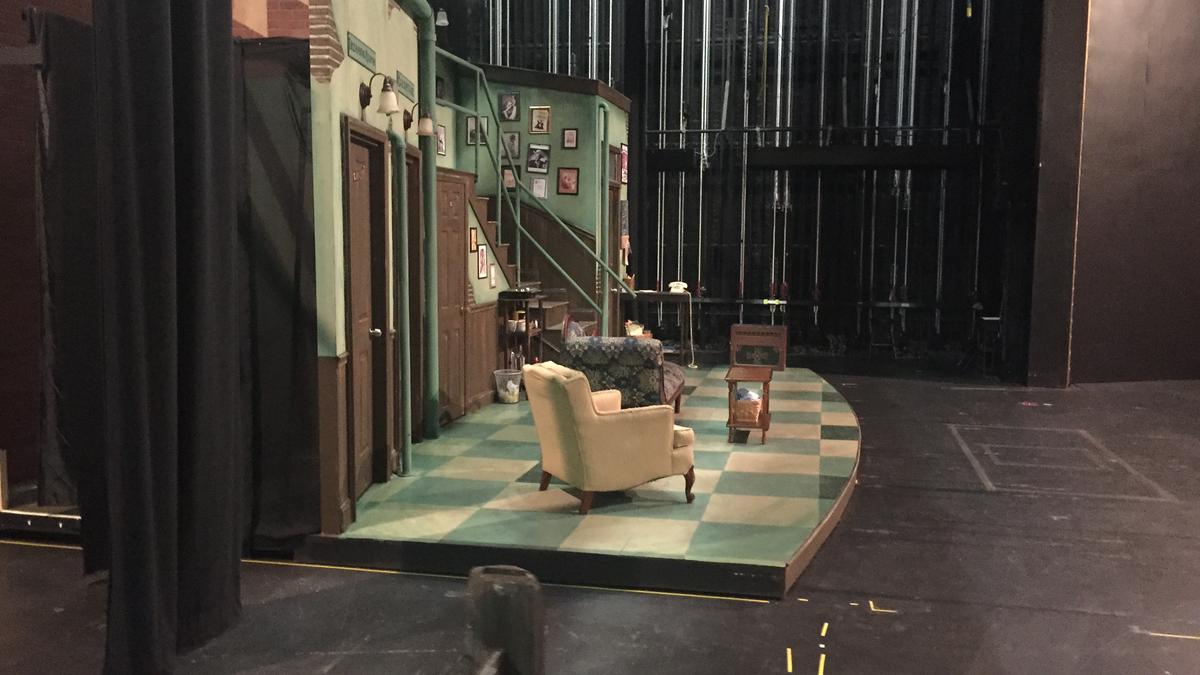 A backstage look at the Virginia Samford Theatre before renovations ...