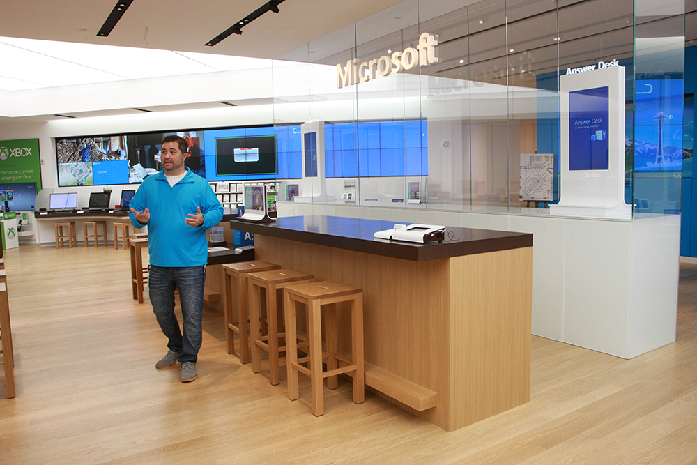 Take a peek at Microsoft's new store (Gallery) - Portland Business Journal