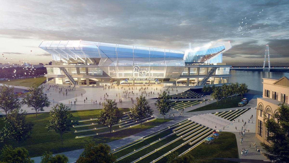 New renderings, video released of proposed riverfront stadium - St ...