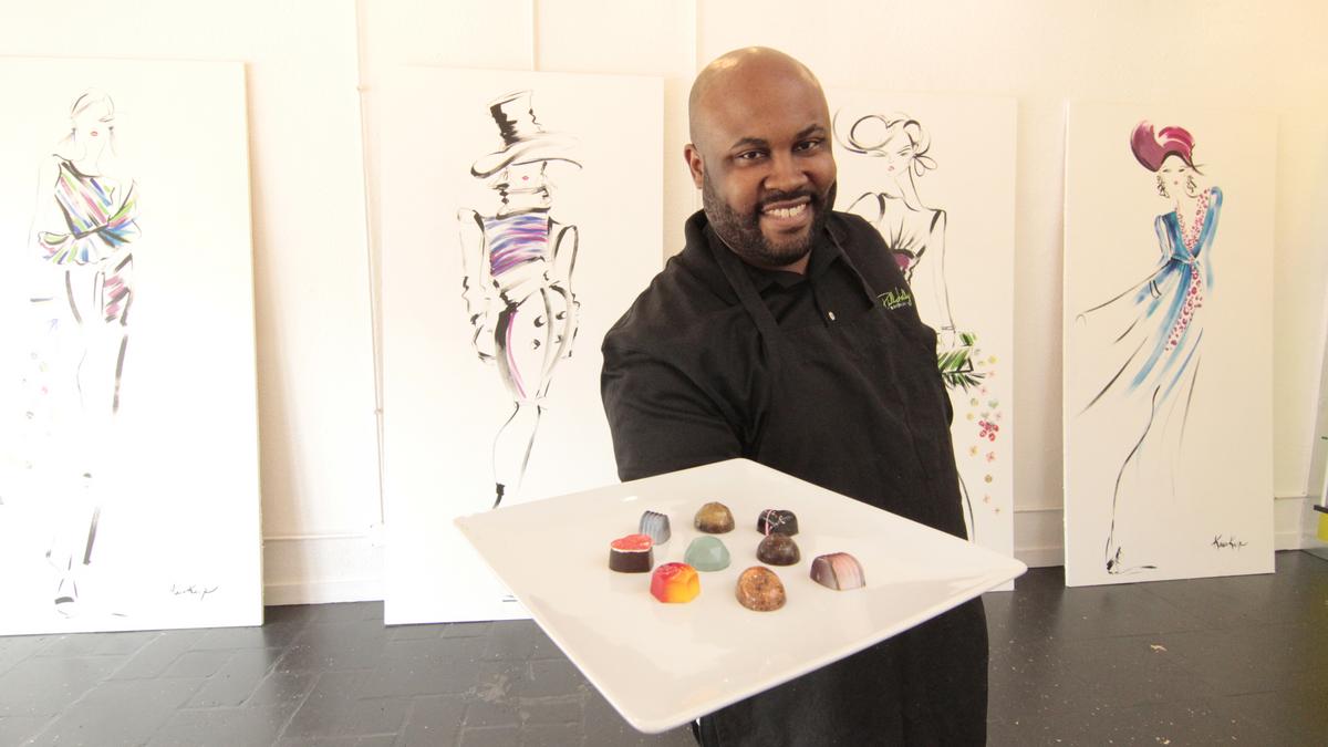 Phillip Ashley Rix, founder, chief manager and designer choclatier ...