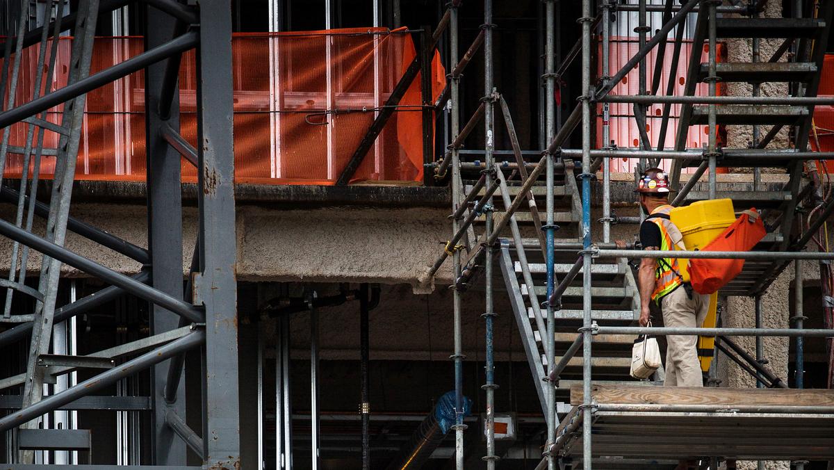 Image of the day: Walking up Rex Healthcare's heart tower in northwest ...