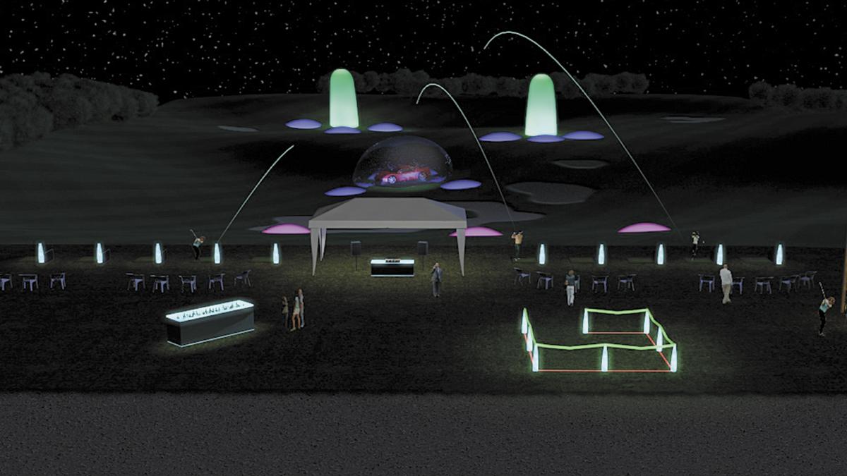Creators of cosmic driving range pursuing national buzz - Louisville ...