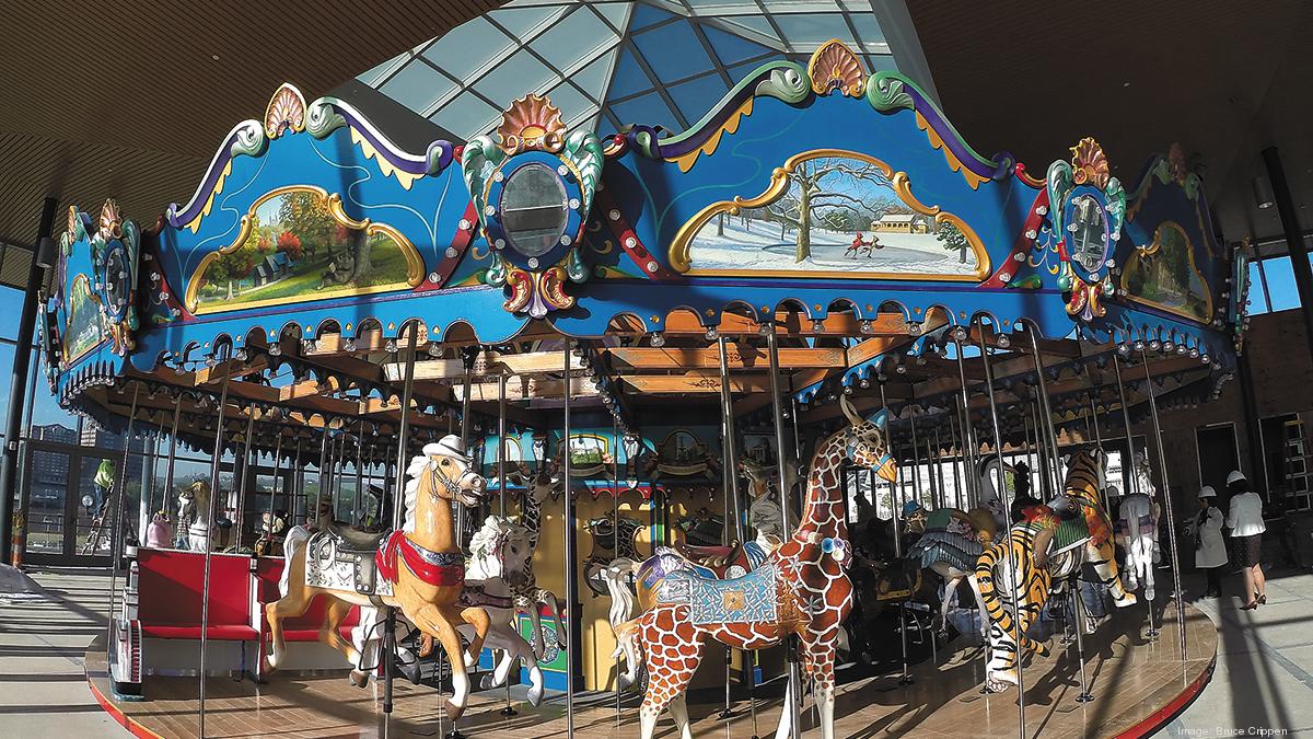 Carousel, playground make grand debut at Smale - Cincinnati Business ...