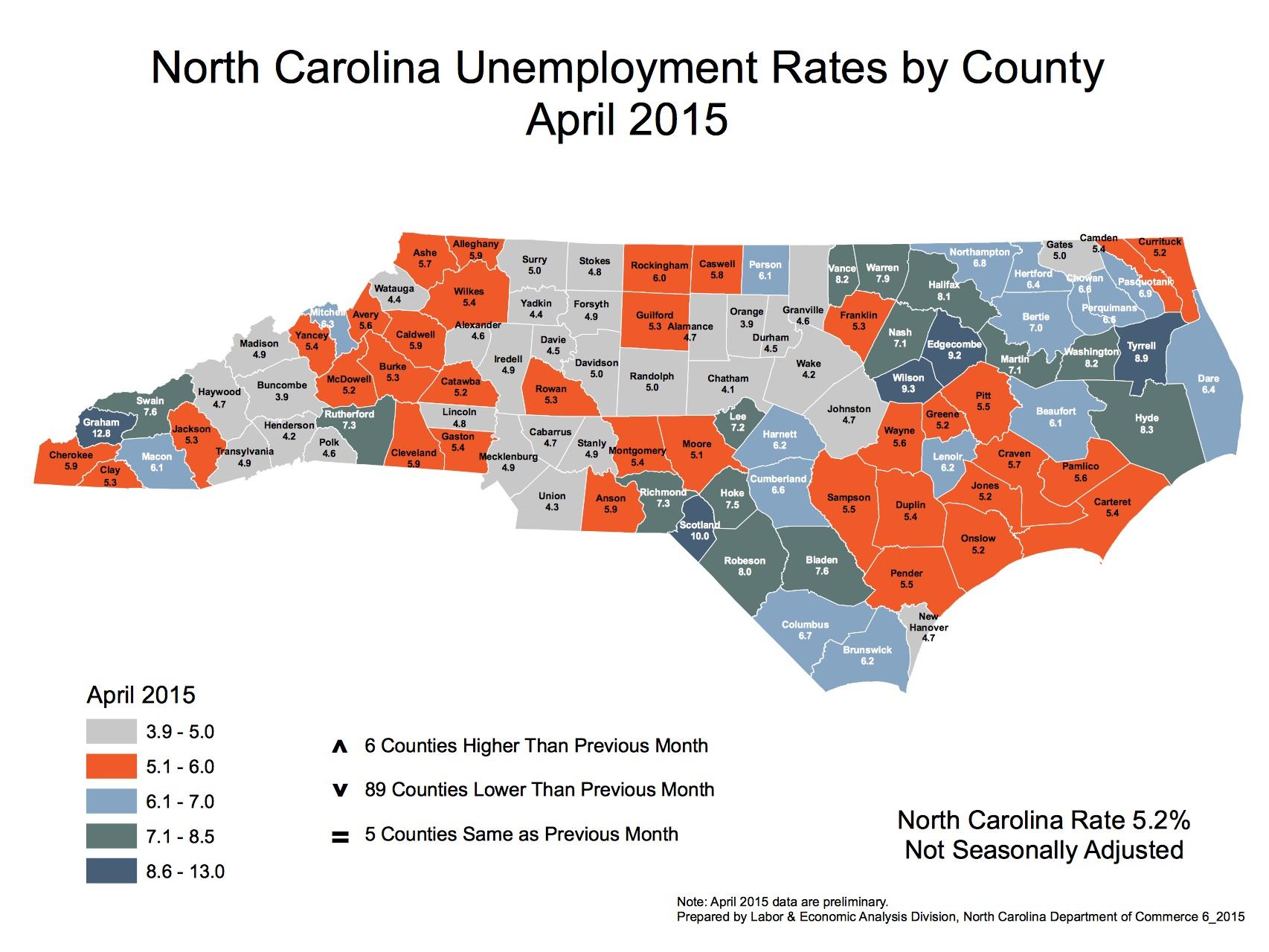 Raleigh-Durham area unemployment rate down in April – closes in on post ...