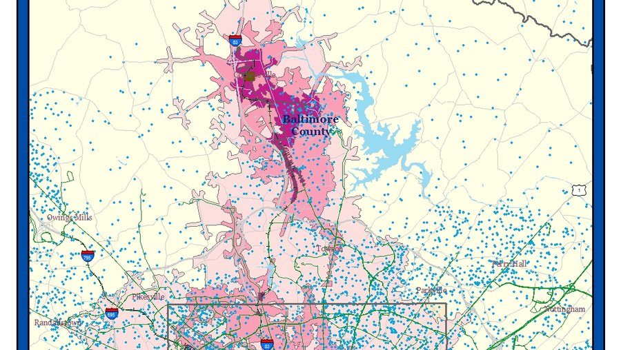 Commute times to Hunt Valley