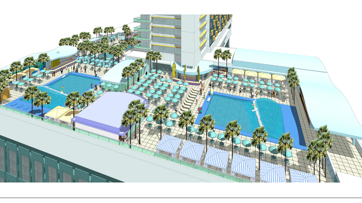 I-Drive's Skyplex surf pool concept: Here's a peek - Orlando Business ...