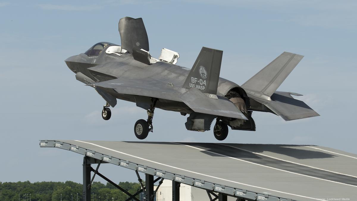 BAE Systems Inc. launches a Lockheed Martin F-35B off a ski jump in ...