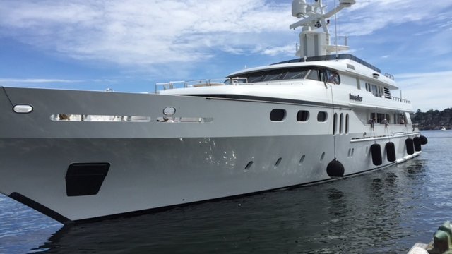 Bay-Area media mogul's super yacht 'Invader' – one of America's largest ...