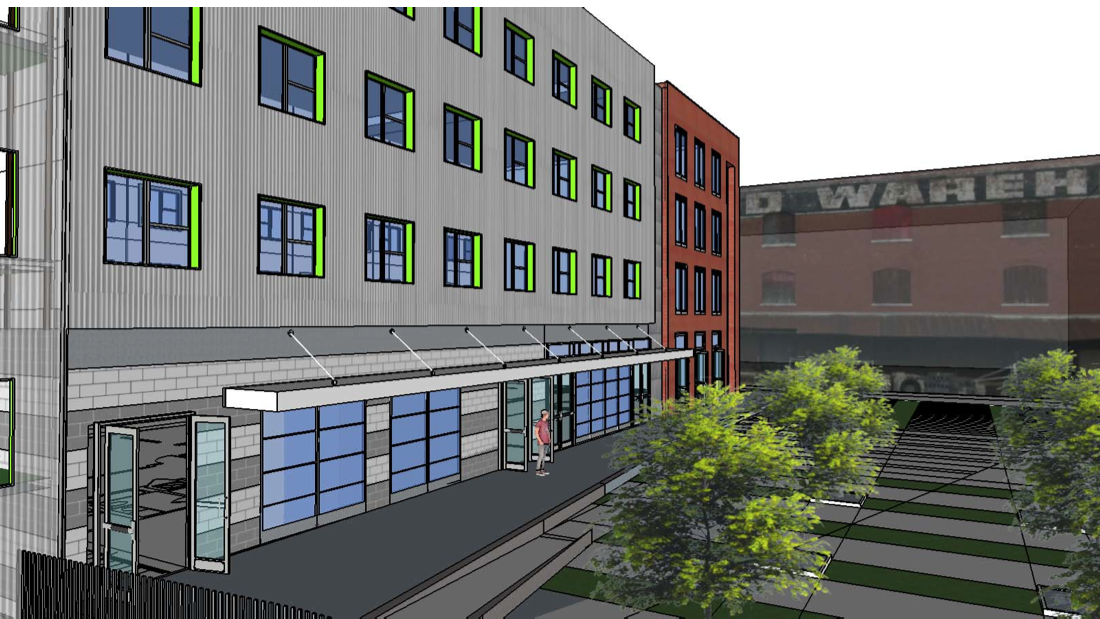 New renderings by Looney Ricks Kiss of the South Main Artspace Lofts ...