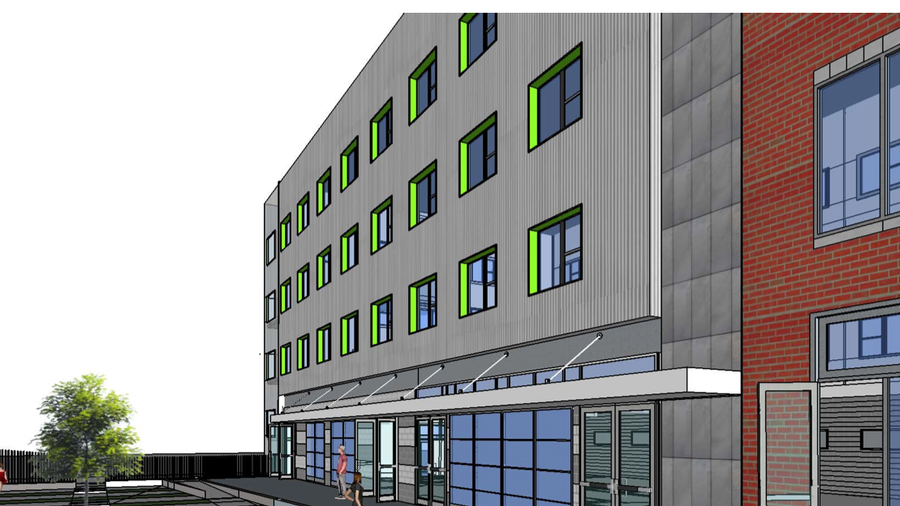 New renderings by Looney Ricks Kiss of the South Main Artspace Lofts ...