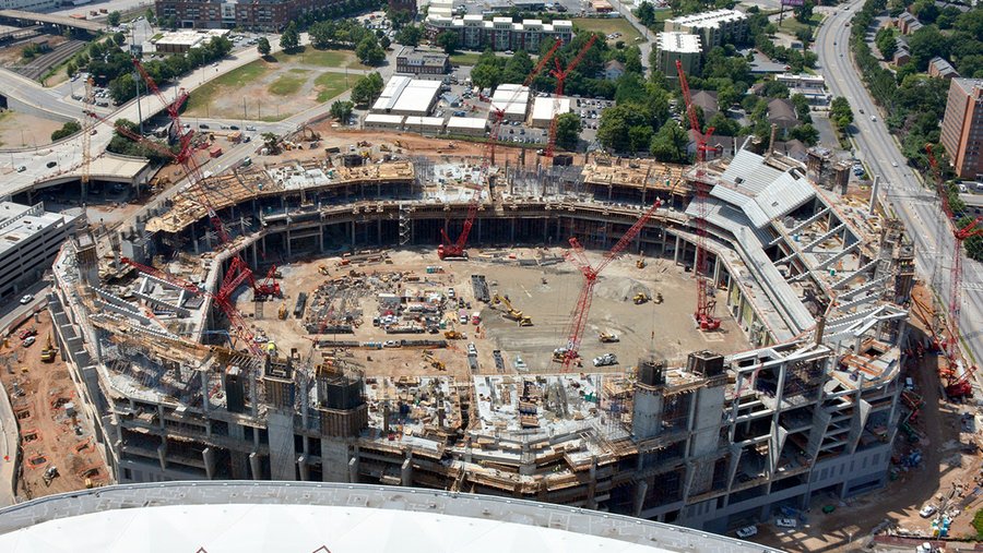 Atlanta Falcons Stadium Construction