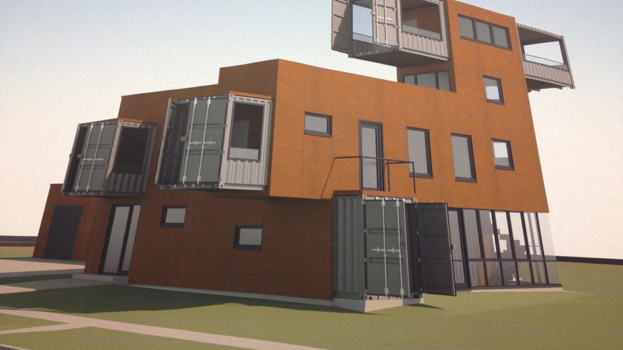 Shipping containers the base for another home in Buffalo's First Ward ...