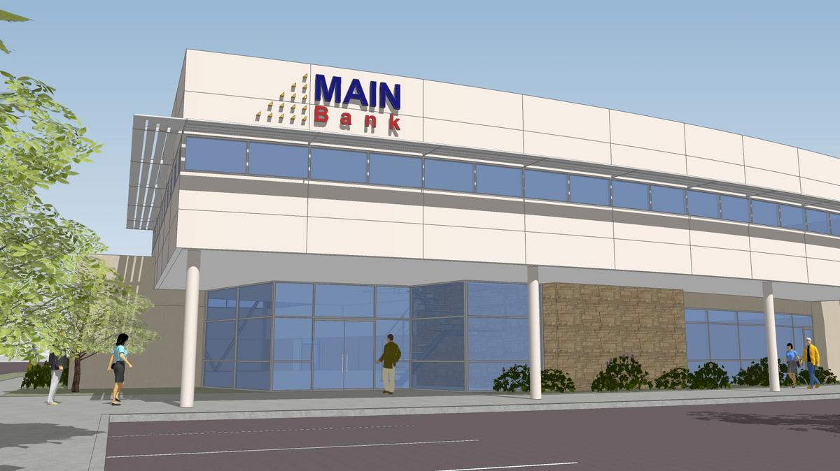 Main Bank's new headquarters will change look of busy Menaul corridor ...