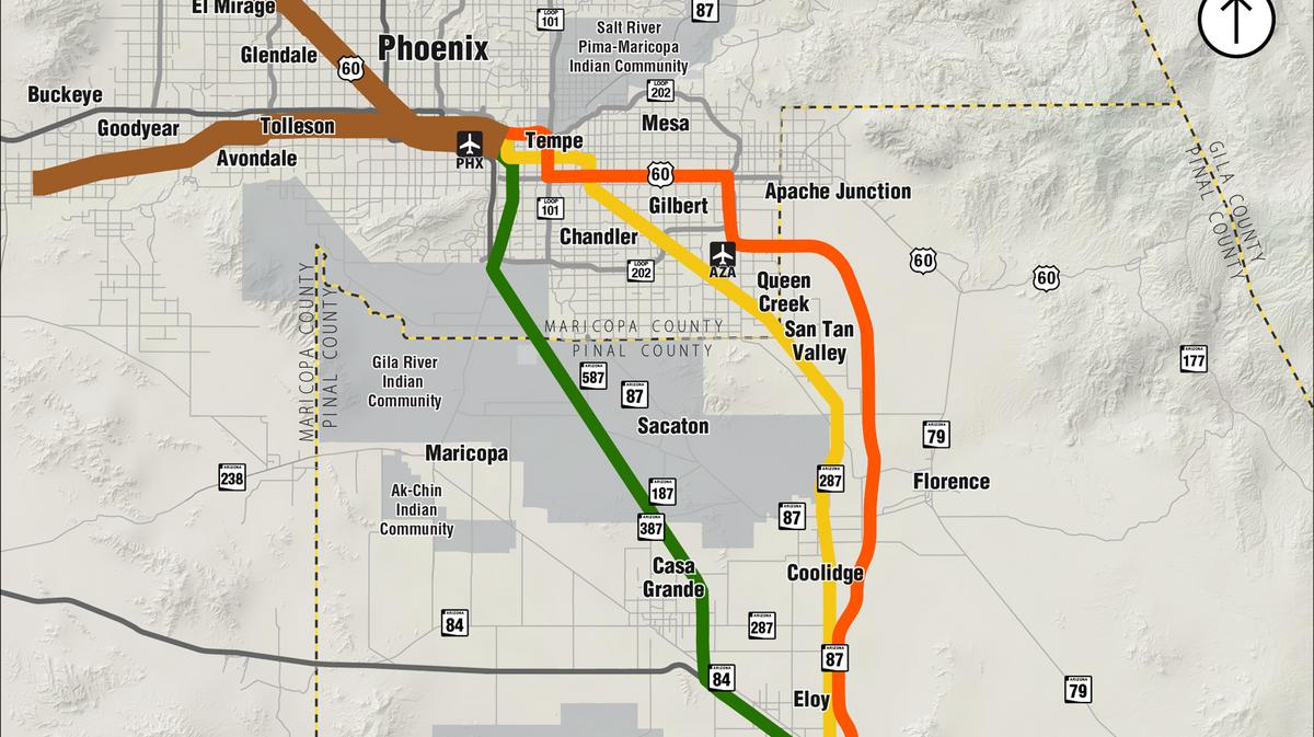 Transportation roundtable: Study may plot Phoenix-Tucson commuter rail ...