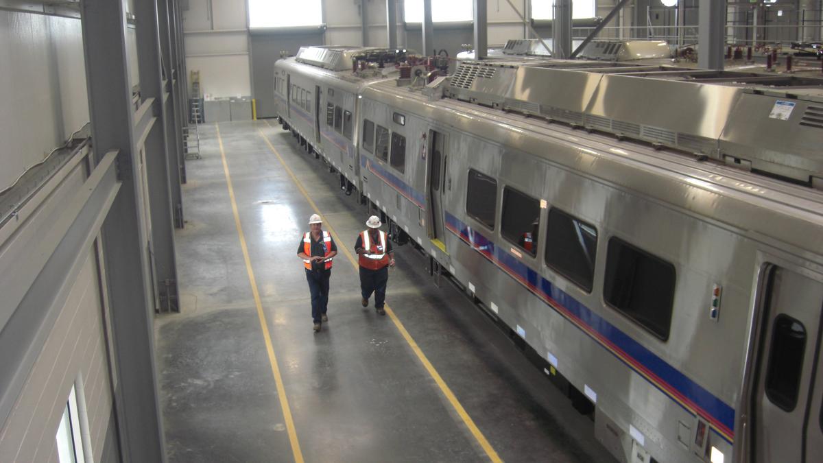 Sneak peek at Denver's new commuter rail maintenance center (Slideshow ...