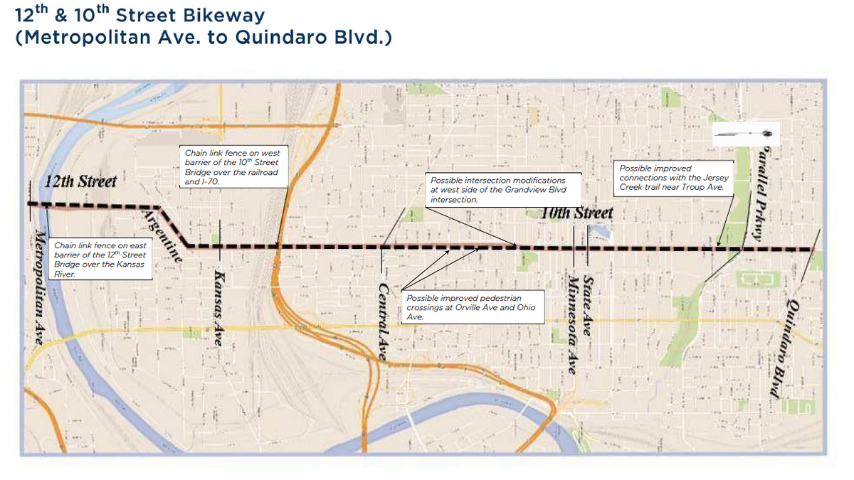 KCK plans $1.2 million urban bikeway project - Kansas City Business Journal