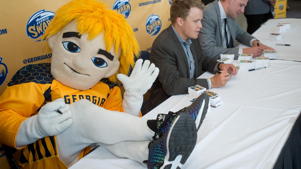 Georgia Swarm talks goals, introduces new mascot (SLIDESHOW) - Atlanta ...