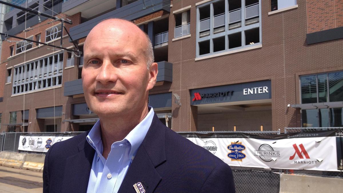 Signs that the new Buffalo Marriott is almost open - Buffalo Business First