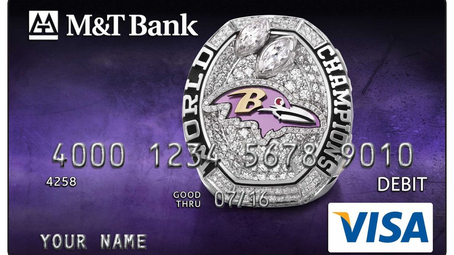 M&T Bank rolls out Baltimore Ravens debit card - Washington Business ...