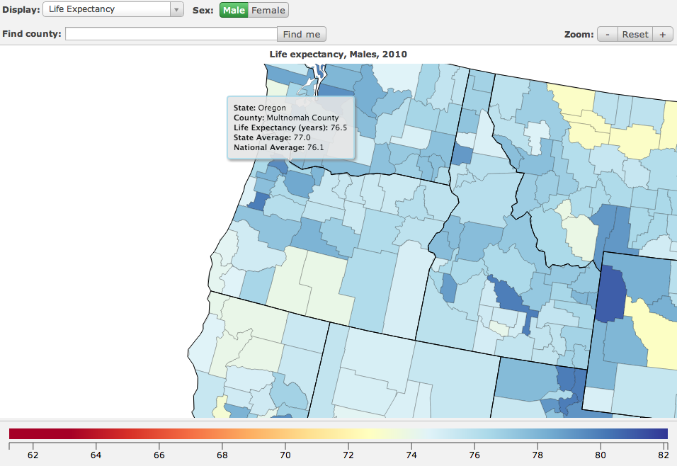 Interactive Map: How healthy are Oregonians? - Portland Business Journal