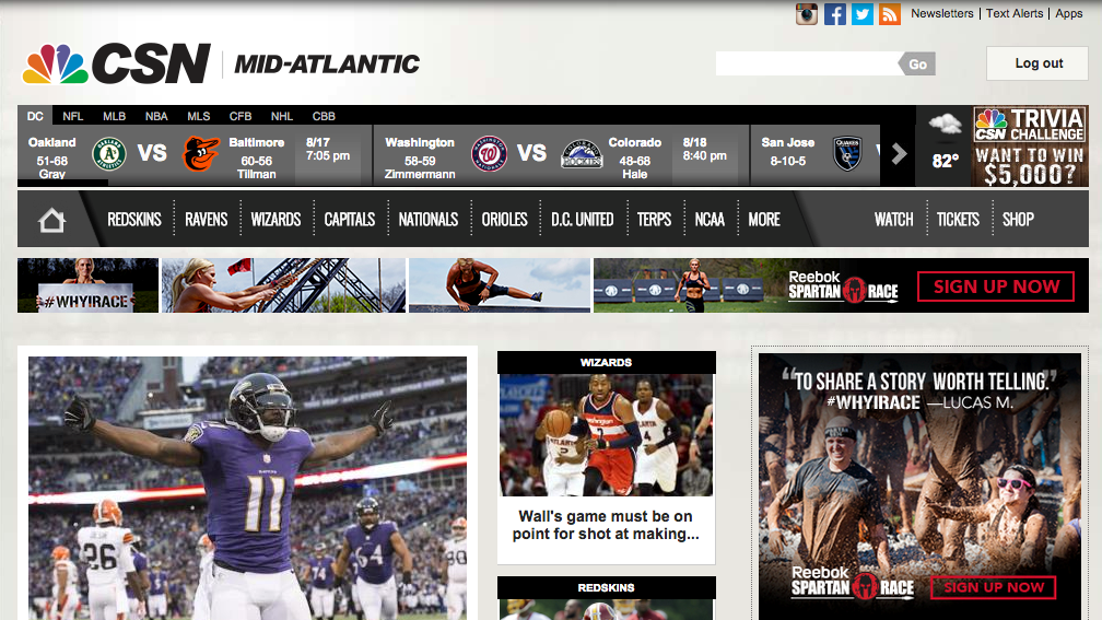 Comcast SportsNet Mid-Atlantic plans D.C.-Baltimore merger - Baltimore ...