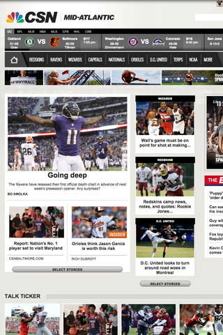 Comcast SportsNet Mid-Atlantic plans D.C.-Baltimore merger - Baltimore ...
