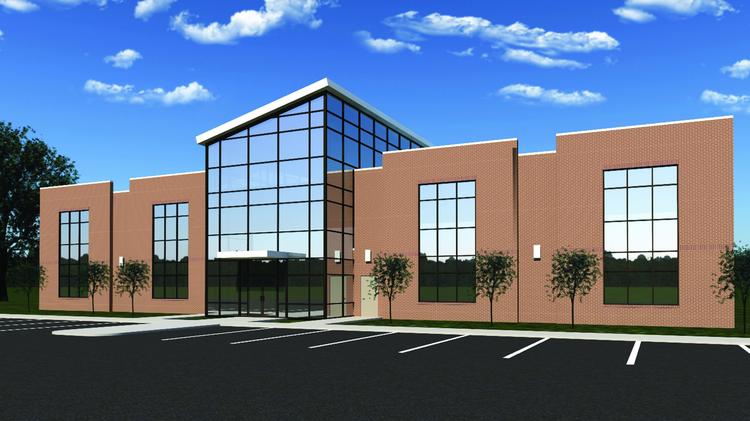 Southern Gateway Economic Innovation Development Center modeled on Rev1 ...