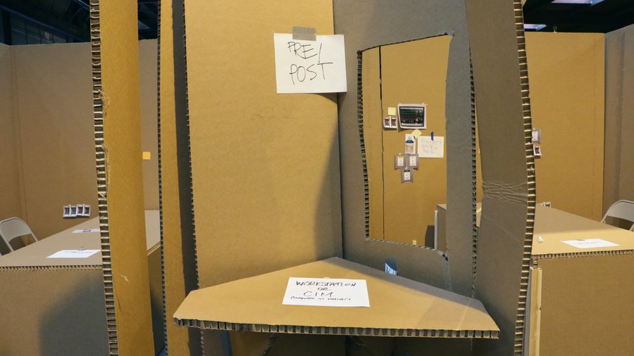 OHSU Waterfront patient care facility work station
