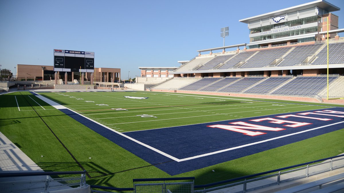 $60M Allen Eagle stadium to once again open to fans for Friday night ...