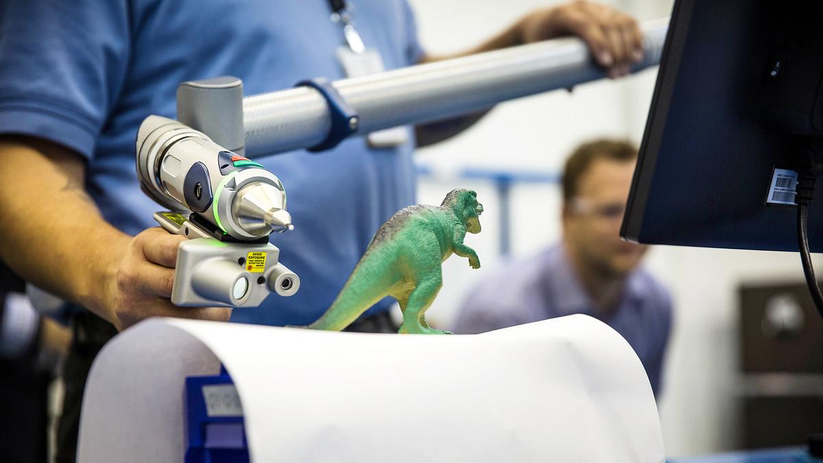 Image of the day: Dinosaur scan at General Electric - Triangle Business ...
