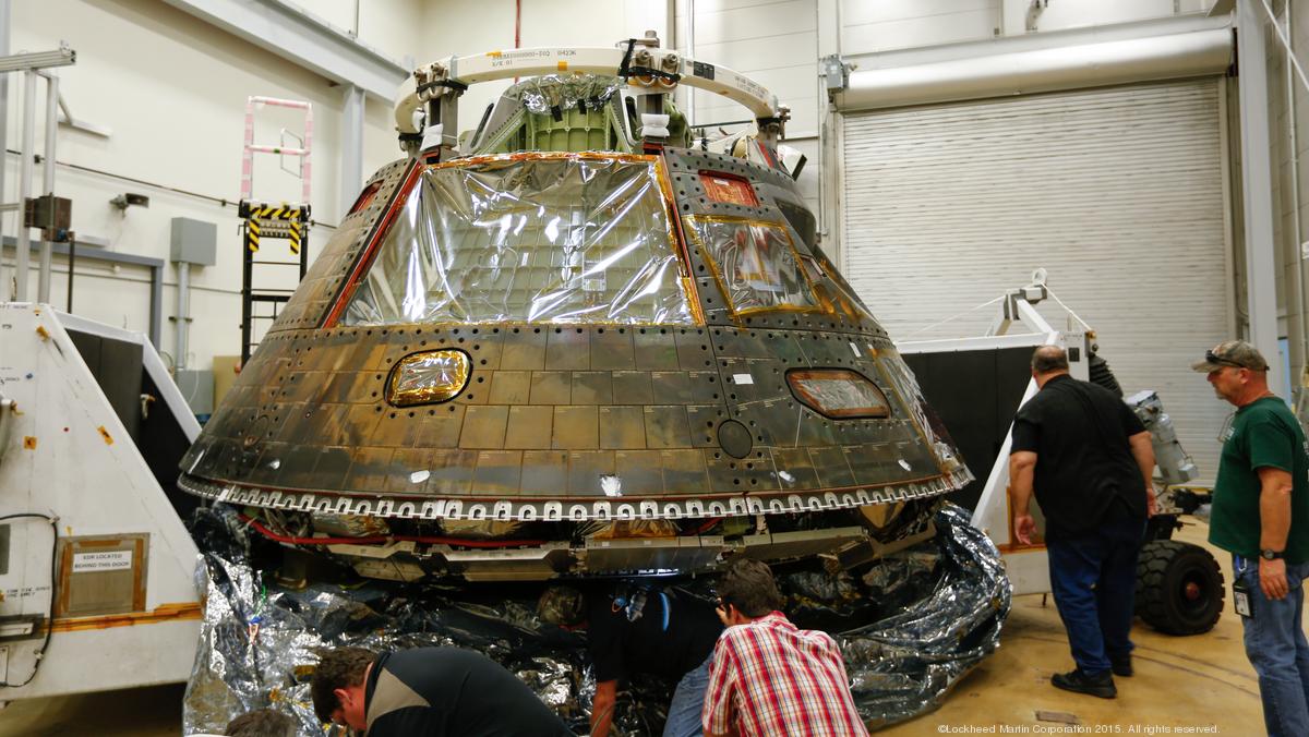 NASA's Orion Mars capsule lands back at Lockheed Martin's Colorado ...