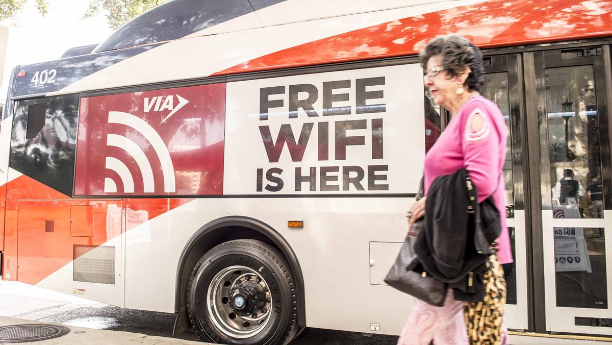 VIA extends free rides on buses through May 31 - San Antonio Business ...