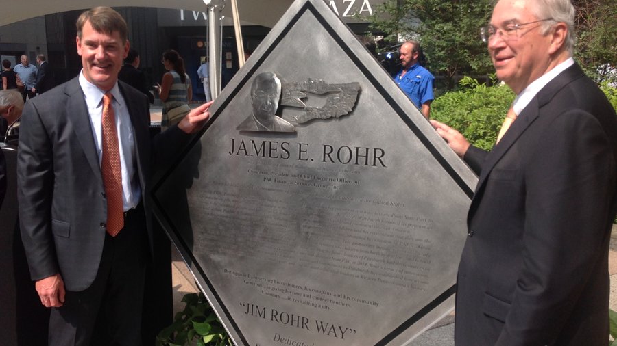 Pittsburgh names new Jim Rohr Way for former PNC Financial Services ...