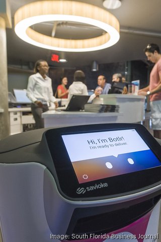 Ventures: Botlr the robotic butler debuts at Aloft South Beach - South ...