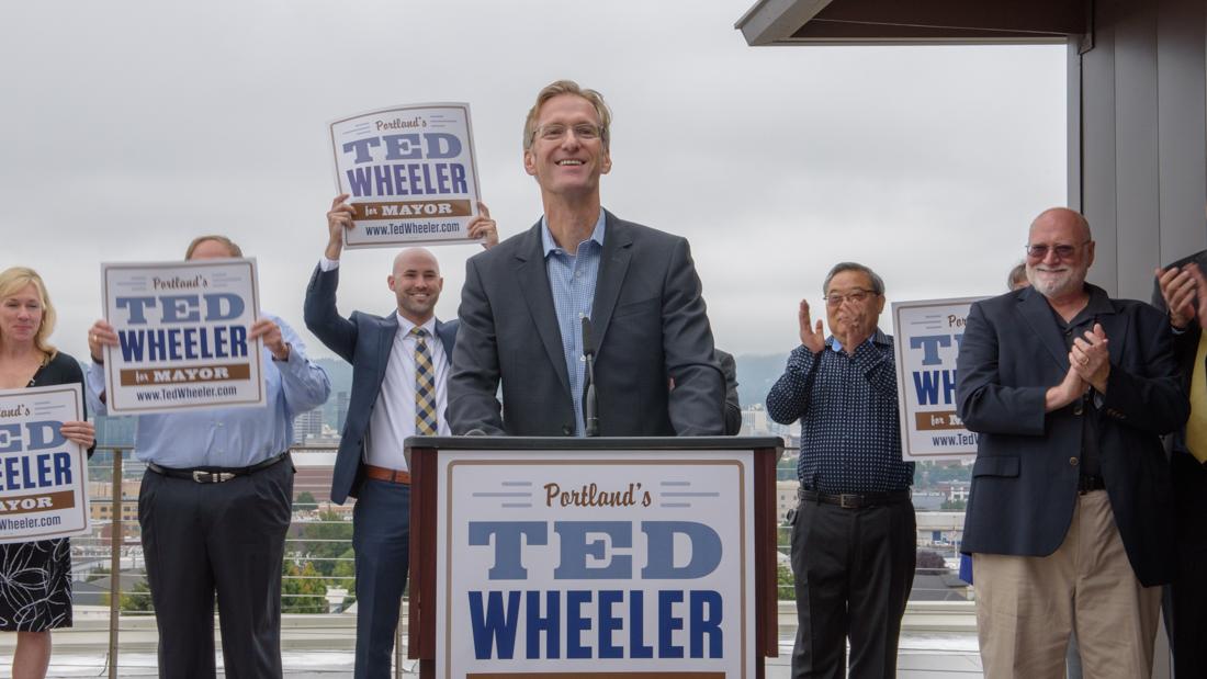 Ted Wheeler stresses compassion, streets funding in campaign kickoff ...