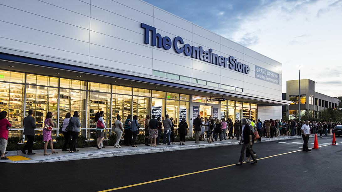 Huge crowd packs The Container Store's preview party - Slideshow ...