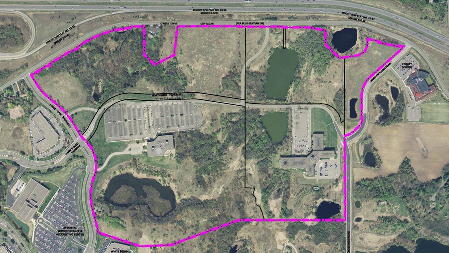 Minnesota Vikings Eagan site aerial