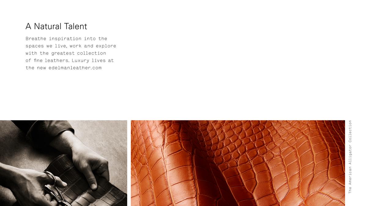 Edelman Leather gets the classy treatment from 50,000feet Chicago ad ...